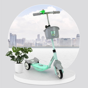 दाश 3-wheel Noddy scooter for Kids with Bell and Basket (Green)… - 3 ...