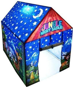 indmart Jungle Night Safari Tent House with LED Light for Kids , Medium ...