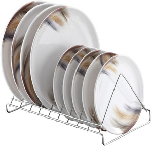GRIDKITCHEN V Plate Stand Dish Rack |Lid Holder | Plate Holder ...