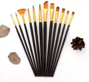 Flipkart.com | SAMK Artist Professional Nylon Painting Pens/Brush ...