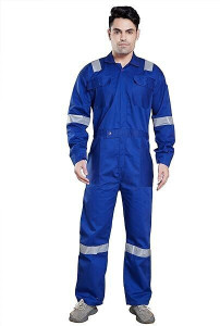adhyah Reflective coverall for men used in workwear industry (royal ...