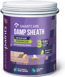 Asian Paints SMARTCARE DAMPSHEATH INTERIOR WALL PRIMER WHITE WHITE ...