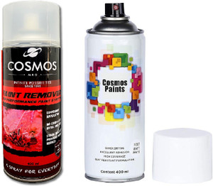 Cosmos Paints White Spray Paint 400 ml Price in India - Buy Cosmos ...