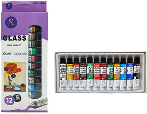 Flipkart.com | Brightlance Glass Color Set for Painting on Glass ...