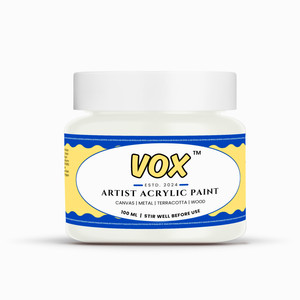 Flipkart.com | Vox White Non-Metallic Artist Acrylic Paint 100ML