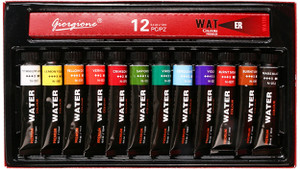 Flipkart.com | Qunex care Water Colour Paint Set 12 Colors 12ml Tubes ...