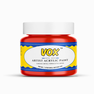 Flipkart.com | Vox Red Non-Metallic Artist Acrylic Paint 100ML