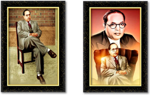 KSS AMBEDKAR photo frame (Wood Base and Front Laminated) Acrylic 12 ...