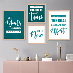 Motivational Quotes For Living Room Bedroom Décor wall41 Paper Print ...