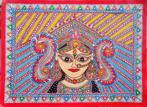 MITHILA HUNAR Acrylic 15 inch x 11 inch Painting Price in India - Buy ...