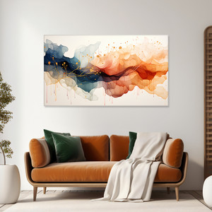 Wallfe Abstract Starlight Modern Art Pine Wood Horizontal Shape ...
