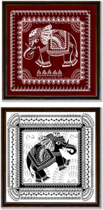 INDUS TRIBE WOODEN FRAME FOR WALL DECOR (without glass frame) Digital ...