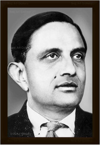 Braj Art Gallery Vikram Sarabhai Father of Indian Space Program Photo ...