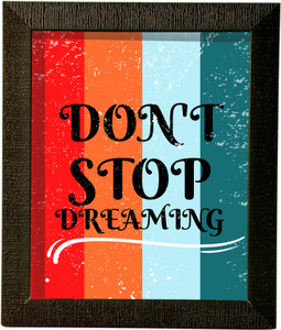 rkk MOTIVATIONAL QUOTES DON't Stop Dreaming Wall Painting Digital ...