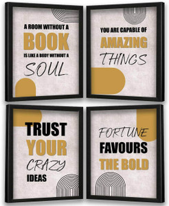 Motivational Thoughts Wall Frame for Home and Office Wall Decor ...