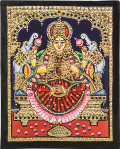 Mangala Arts Mangala Arts Lakshmi Tanjore Painting, High quality, 8X10 ...