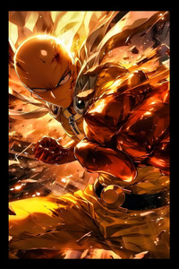 bareth brothers One Punch Power Plastic Frame – Saitama Hero Edition ...