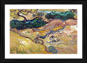 DecorAdventures *Landscape with Rabbits (1889)* by Van Gogh. Digital ...