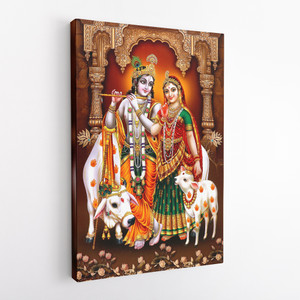 GIFTMASTER radhe krishna painting photo frame krishna radha picture ...