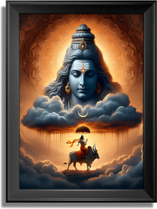 Framing Premium Lord Shiva A3 Wall Photo Frame | Digital Reprint 18 ...