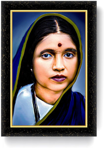 ARAAKA MATA RAMAI AMBEDKAR PHOTO FRAME (Wood Base and Front Laminated ...