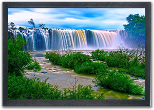 Devgifts Beautiful Waterfall Nature Photo Frame For Wall Mounted ...
