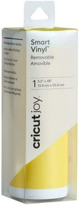 Cricut Yellow Cricut Joy Smart Vinyl - Removable - 5.5" x 48", Adhesive ...
