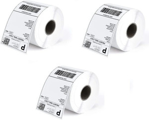ATPOS 4*6 Inch Self Adhesive Shipping Labels,400 labels in a roll Paper ...