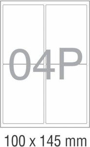 technova NovaJet Multipupose Label for Inkjet/ Laser printer 4 Labels ...