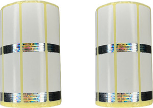 True-Ally 50x25 Holographic Chromo Barcode Label - 2 x 1 inch-2 Ups ...