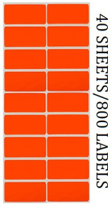 CLAPPERZZ Rectangle Color Coding Labels to Write On Stickers Self ...