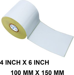 VCR Self-adhesive Direct Thermal Label Sticker - 4 x 6 inches - 400 ...