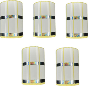 True-Ally 50x25 Holographic Chromo Barcode Label - 2 x 1 inch- 2 Ups ...