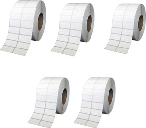 True-Ally 38x25 Direct Thermal Barcode Label Sticker-1.5 x 1 inch-2 Ups ...