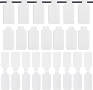 Verilux 100 Pcs Cable Labels Writable Waterproof Nylon Cord Tags ...