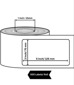 SSG 3 x 5 inch Direct Thermal (DT) Shipping Label Sticker-500 SELF ...
