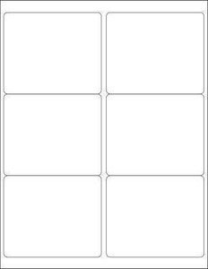 True-Ally A4 Size Label/Sticker for Printer - 3.9x3.6in labels 6 ...