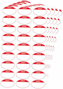 YVETTE MRP Self Adhesive 1000 Stickers Self Adhesive Paper Label (3x2cm ...