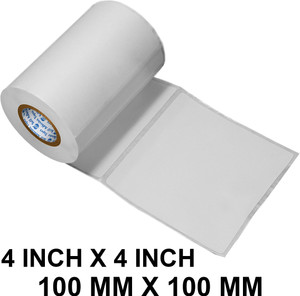 VCR Direct Thermal Label Sticker 4x4 inches 100mmx100mm Pack of 1 Roll ...