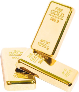 Flipkart.com | ZAHEPA Gold bar Paperweight for Home & Office Table ...