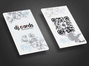 Flipkart.com | DJCARDS Digital Visiting Card | NFC | PVC, Floral White ...