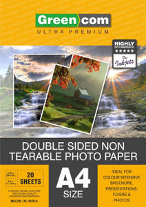 Flipkart.com | greencom Premium A4 180 Micron Double sided Water Proof ...