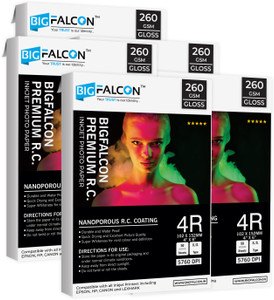 Flipkart.com | BIGFALCON Premium 260 GSM 4R Size (4X6 inch) 250 Sheet ...