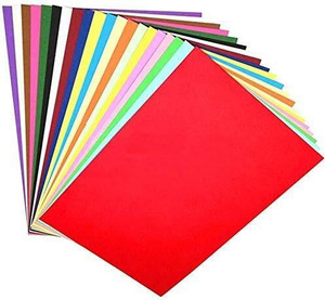 Flipkart.com | AVS A4 Size Craft Paper Sheets –100 Sheets| Colored ...
