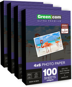 Flipkart.com | greencom Premium Plus Glossy Photo Paper 4x6 '' 10x15 cm ...