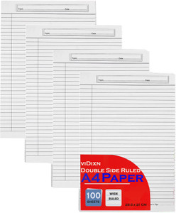 Flipkart.com | viDixn (VID-3) A4 Doule Side Ruled Paper - 70 GSM Thick ...