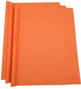 Flipkart.com | CRAFTWAFT ORANGE MATT FLUORESCENT NEON LARGE CRAFT SHEET ...