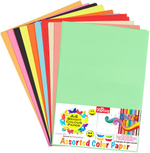 Flipkart.com | viDixn (VIDX-7) Multicolour A4 Size Sheet, (100 Piece ...