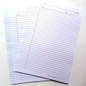 Flipkart.com | ARETOR A4 Lined Writing Paper, 40 Sheets, White, School ...