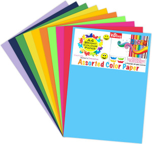 Flipkart.com | viDixn (VIDX-5) Multicolour A4 Size Sheet, (200 Piece ...